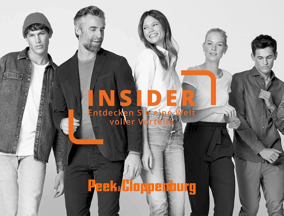 INSIDER punkten ab sofort bei Peek & Cloppenburg | Shopping Guide INSIDER punkten ab sofort bei Peek & Cloppenburg | Shopping Guide
